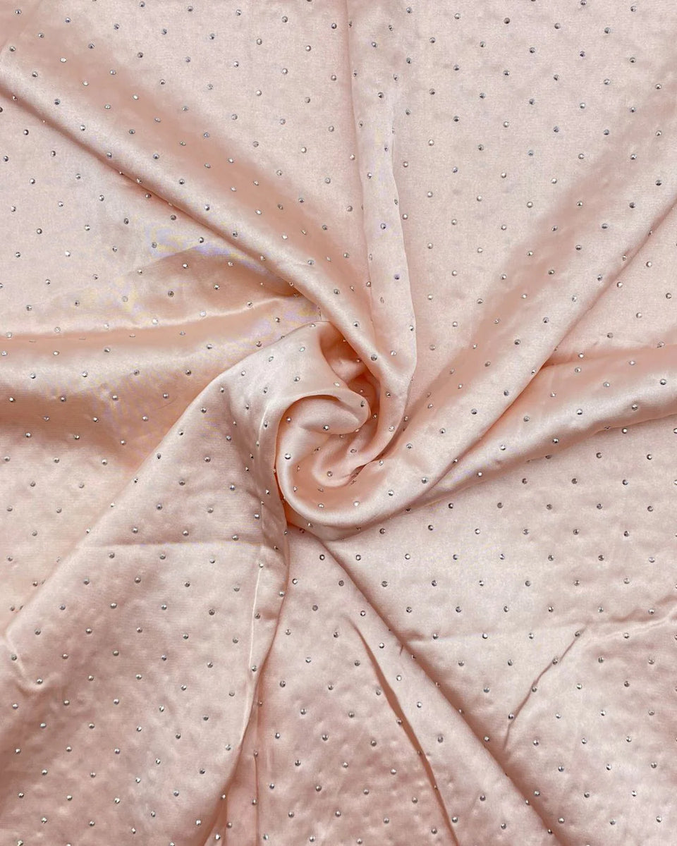 Dapple Dot Silk - Flamingo – Bloom Scarfs