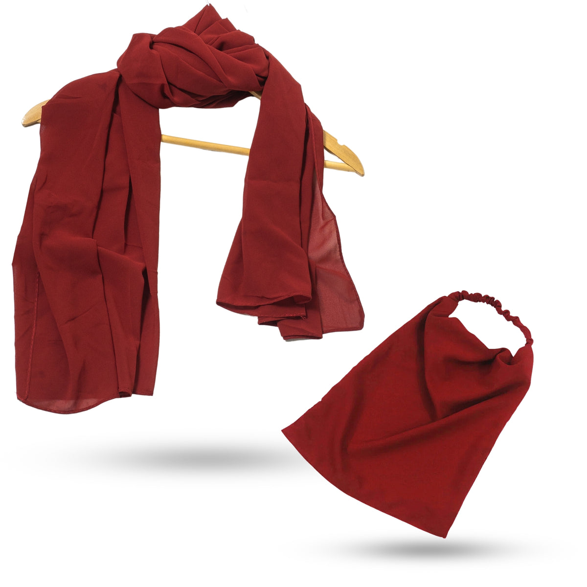 Ruby Red - Hijab and Niqab Set – Bloom Scarfs