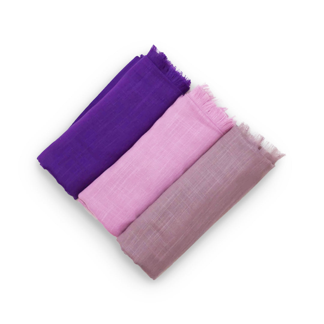 Pack of 3 - Turkish Lawn – Bloom Scarfs